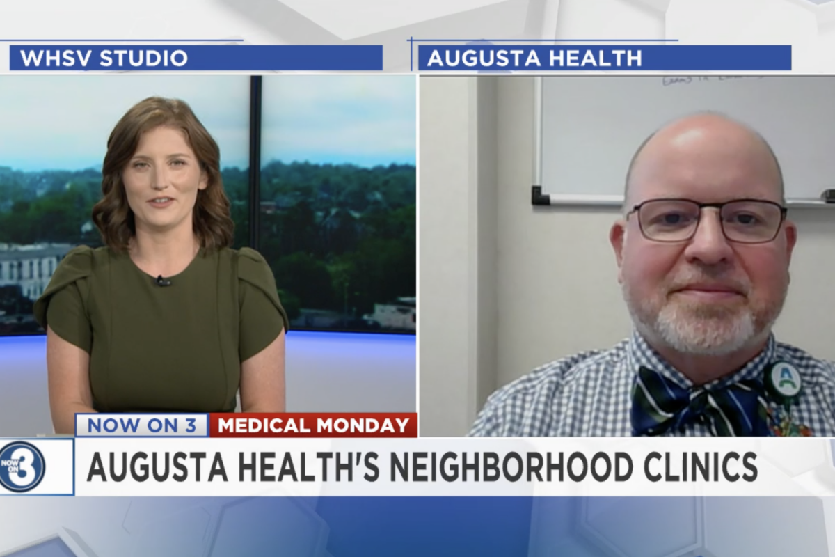 Isaac Izzillo on WHSV | Neighborhood Clinic – Augusta Health