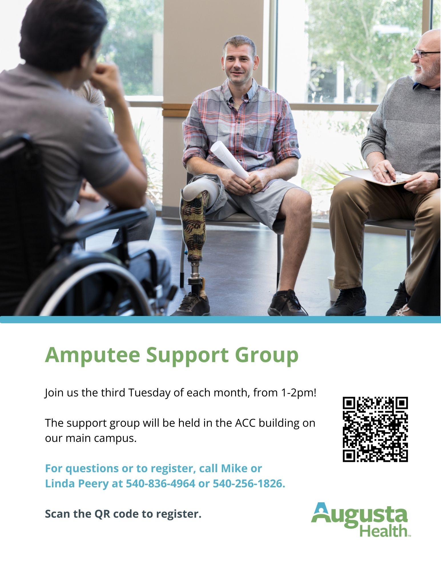 Amputee Support Group Registration – Augusta Health